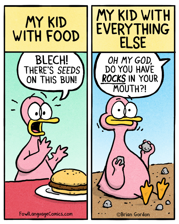 My Kid With Food - Fowl Language Comics