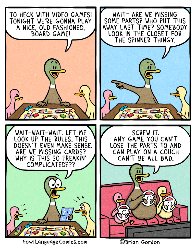 Board Games - Fowl Language Comics
