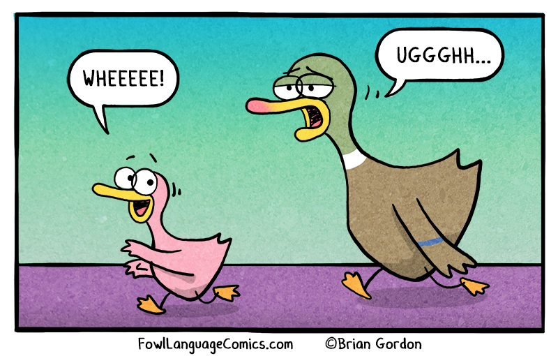 Calling In Sick - Bonus Panel - Fowl Language Comics